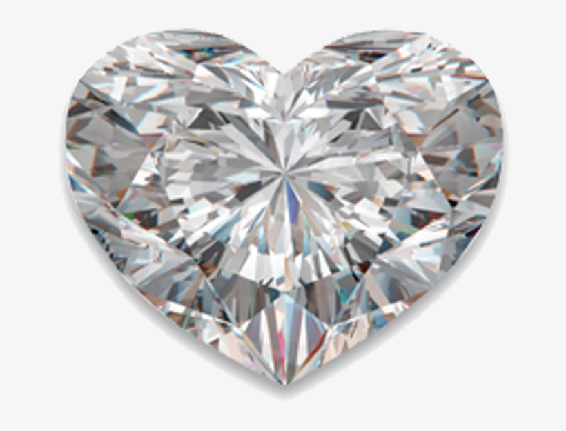 Transparent Heart Diamond - Heart Cut Loose Diamond (0.81 Ct, I Colour ...