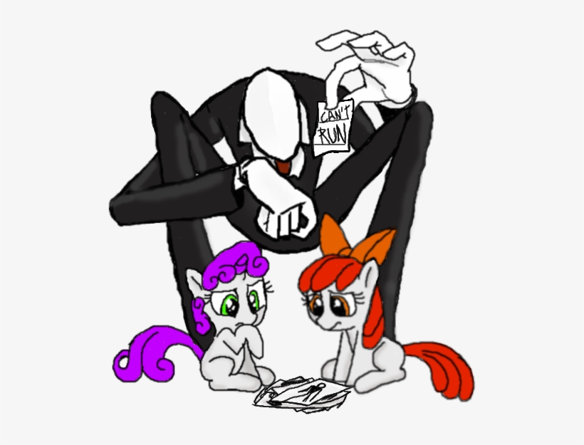 Slender Man As A Pony