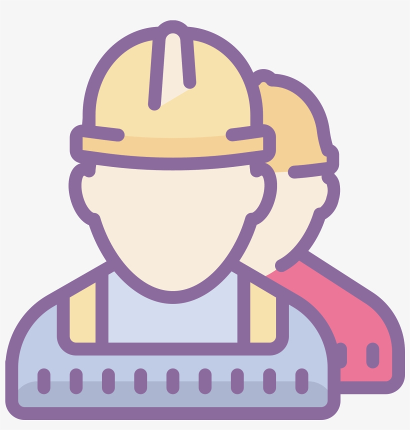 This Is An Image Of Two Construction Workers, One Of - Supplier Icon ...