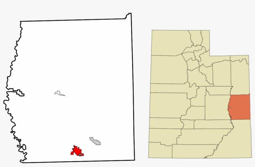 Grand County Utah Incorporated And Unincorporated Areas Transparent PNG ...