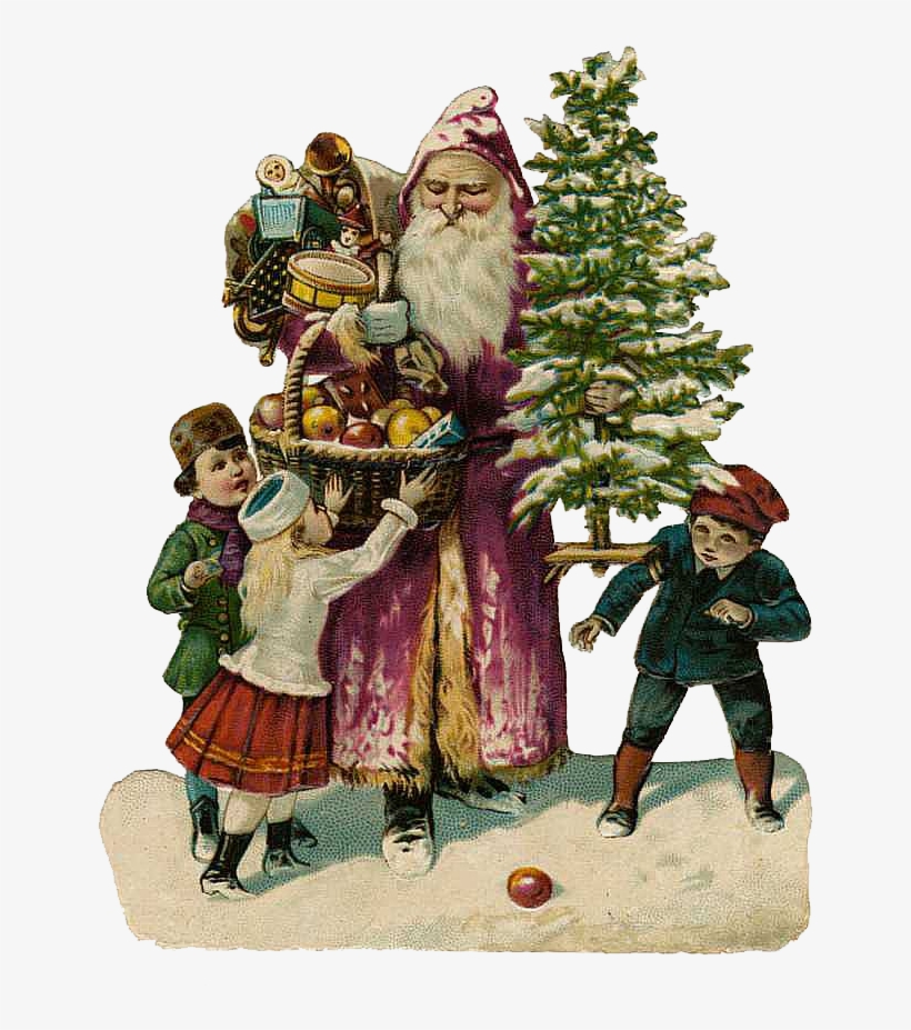 Victorian Christmas Tree Clip Art