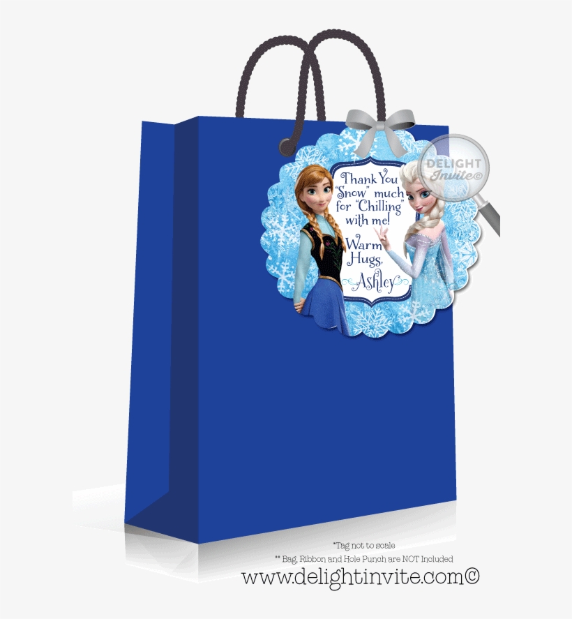 Frozen Elsa And Anna Favor Tag Transparent PNG - 613x822 - Free ...