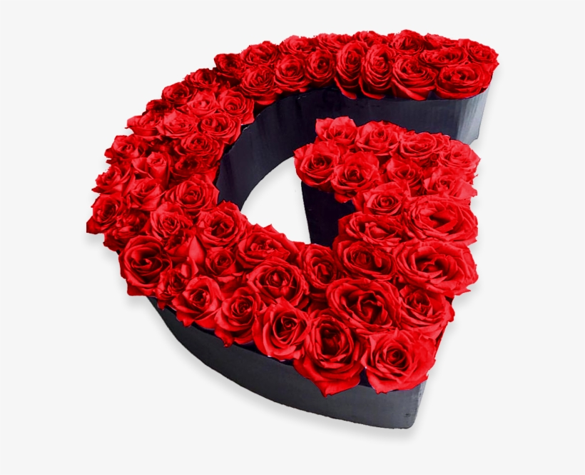 Caja De Letra Con Rosas Rojas Transparent PNG - 600x600 - Free Download ...