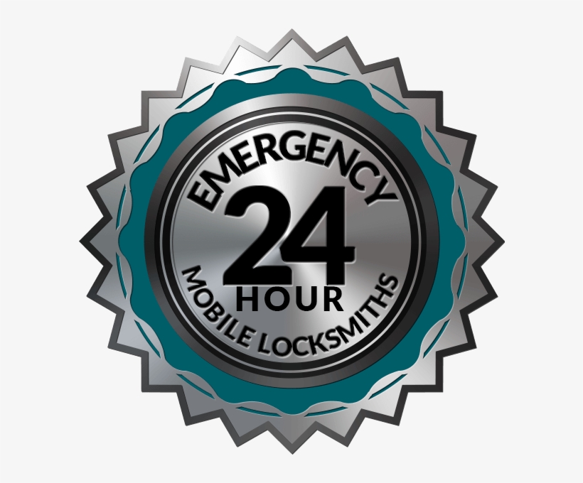 Download 24 Hour Mobile Emergency Locksmith Badge - HD Transparent PNG ...