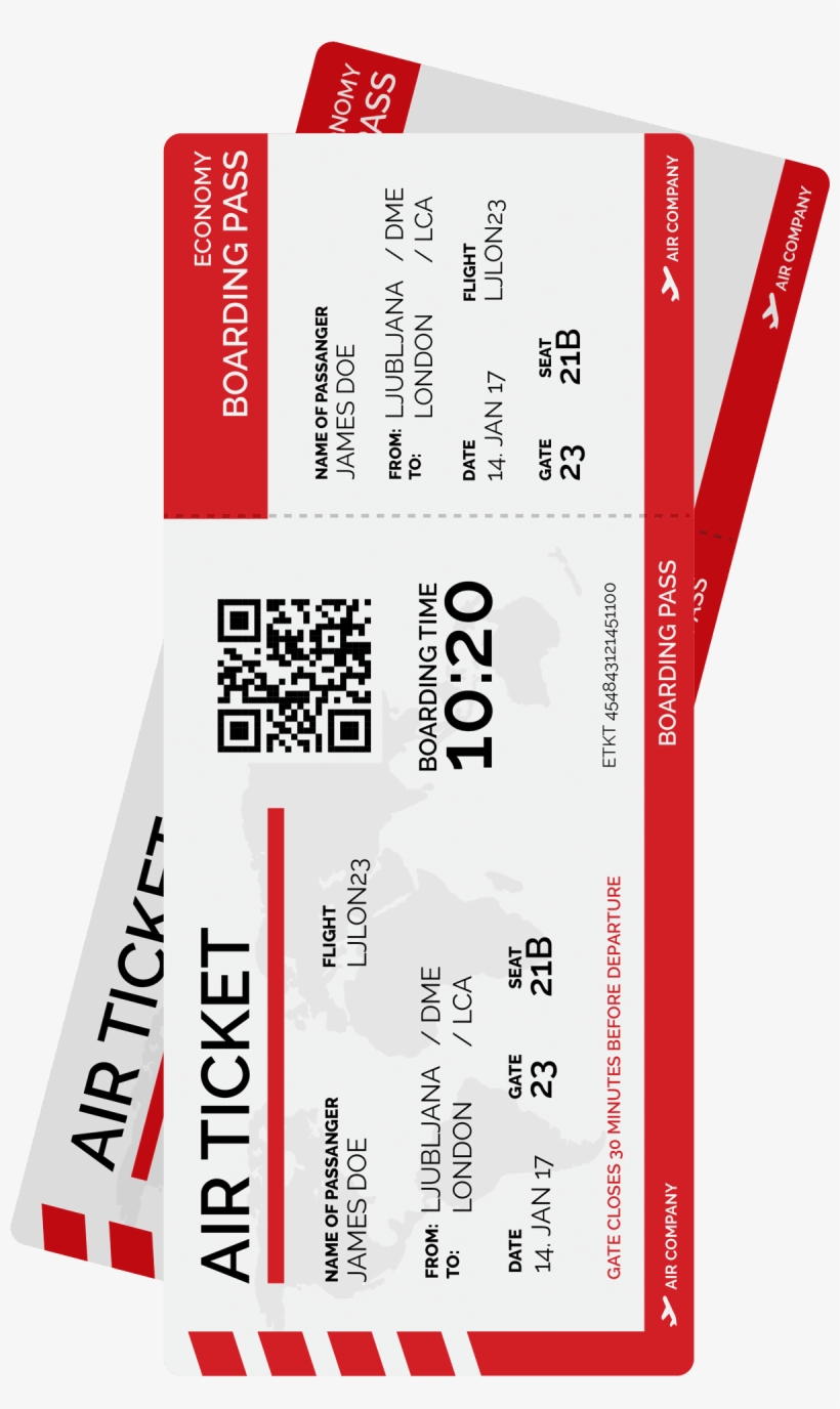 Airline Boarding Pass Label Transparent PNG - 1200x1956 - Free Download ...