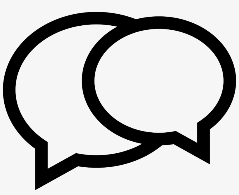 Download Png File - Two Speech Bubbles Png - HD Transparent PNG ...
