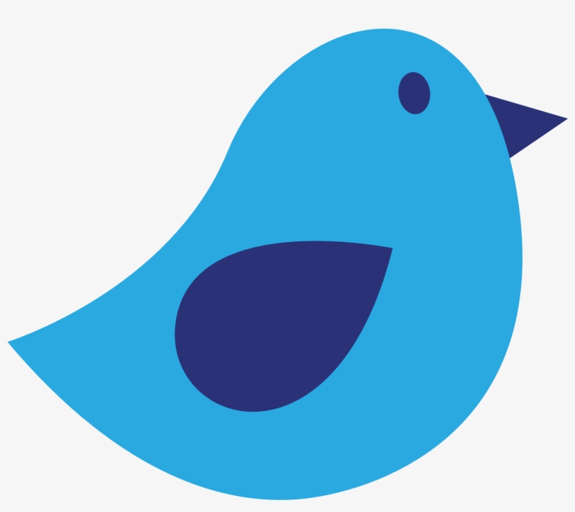 Bluebird Clipart Twitter - Cute Birds Vector Png Transparent PNG ...