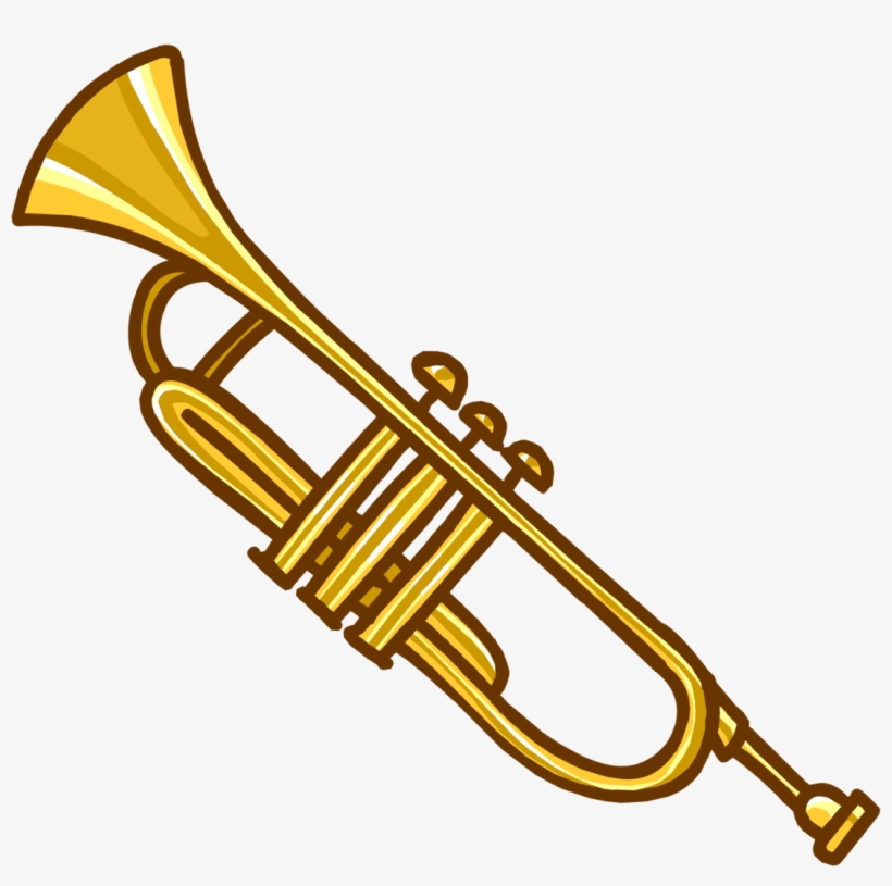 Trumpet - Cartoon Trumpet Png Transparent PNG - 1099x1040 - Free ...