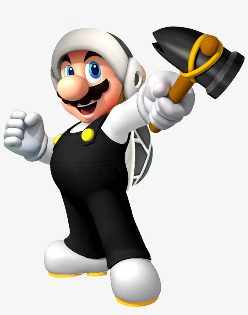 Classic Hammer Mario - Super Mario Odyssey Outfit Transparent PNG ...