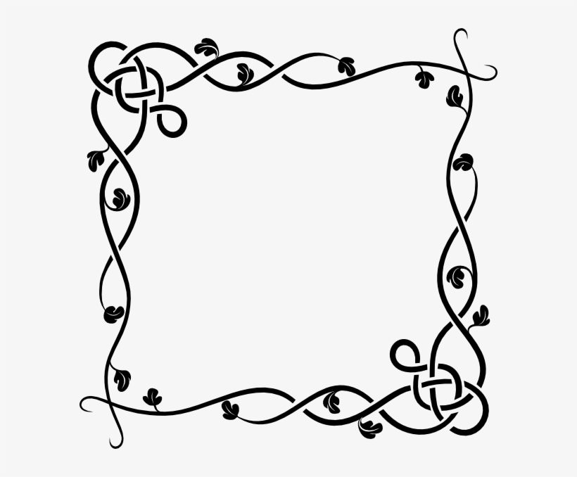 Page Border Word Download Simple Border Design For A4 Size Paper Transparent PNG 594x598 