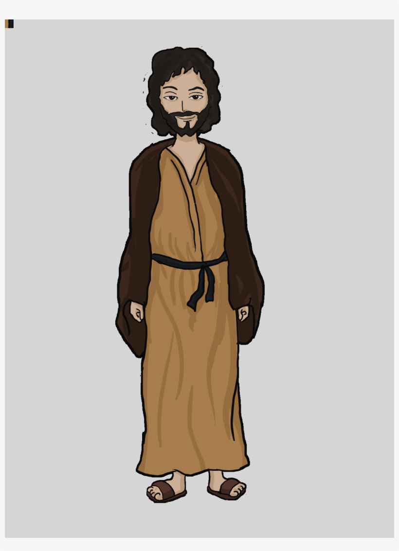 Download Cartoon Disciple Of Jesus - HD Transparent PNG - NicePNG.com
