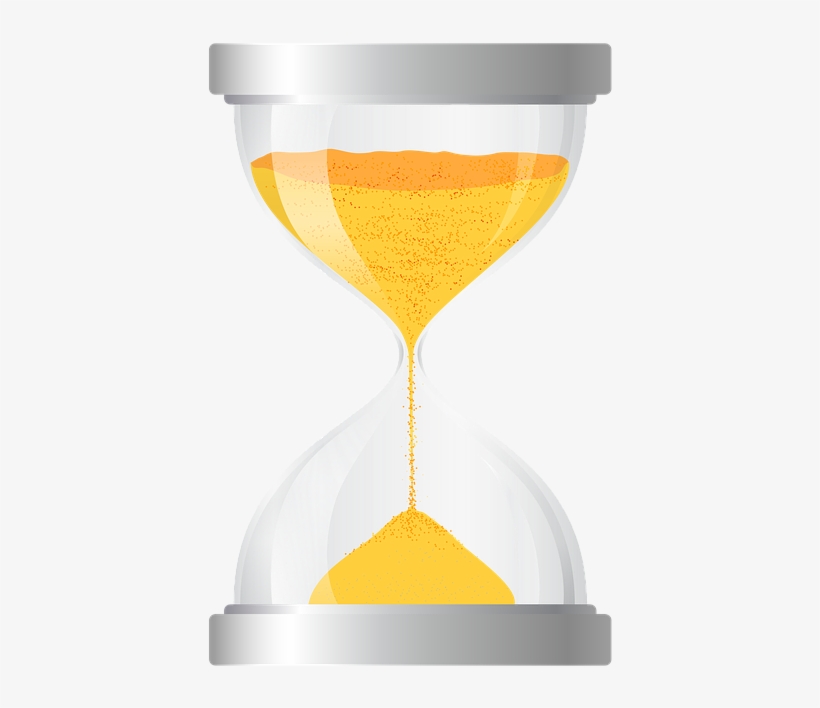 Hourglass, Timer, Gold, Illustration, Time, Png - Yellow Hourglass ...