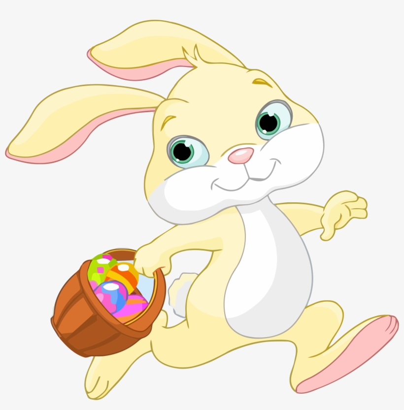 This Free Icons Png Design Of Easter Bunny With Basket Transparent PNG ...