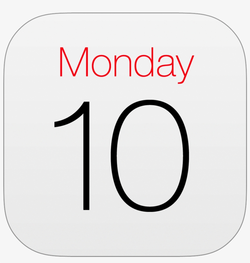 Calendar Official Icon - Iphone Transparent PNG - 1024x1024 - Free ...