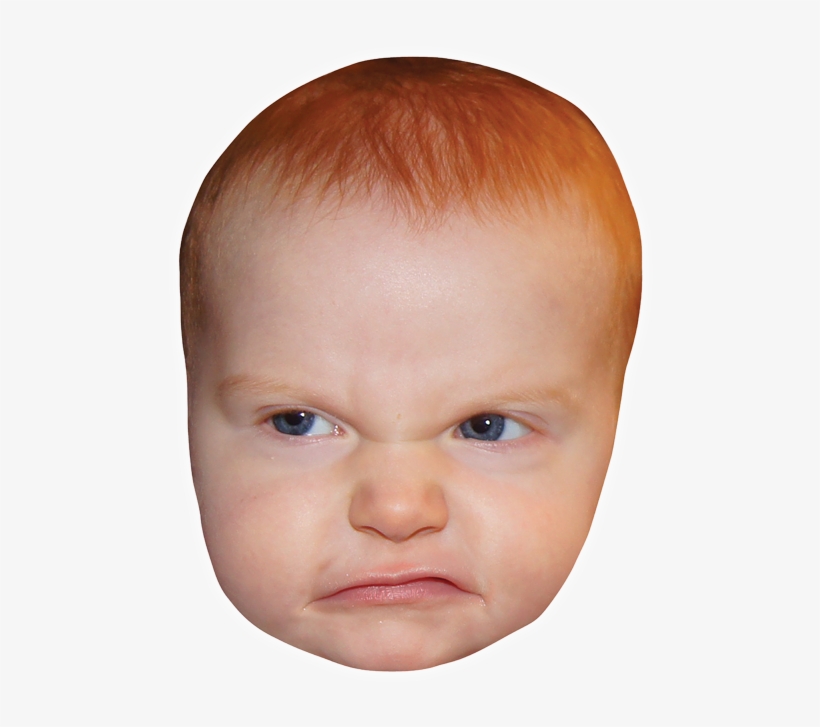 Giant Head Mask - Baby Head Transparent Transparent PNG - 520x650 ...