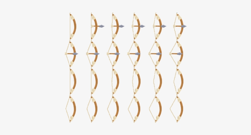 Bow - Bow Shooting Sprite Transparent PNG - 420x360 - Free Download on ...