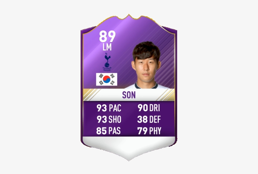 Fifa 17 Pl Potm April Predictions - Son Potm Fifa 17 Transparent PNG ...