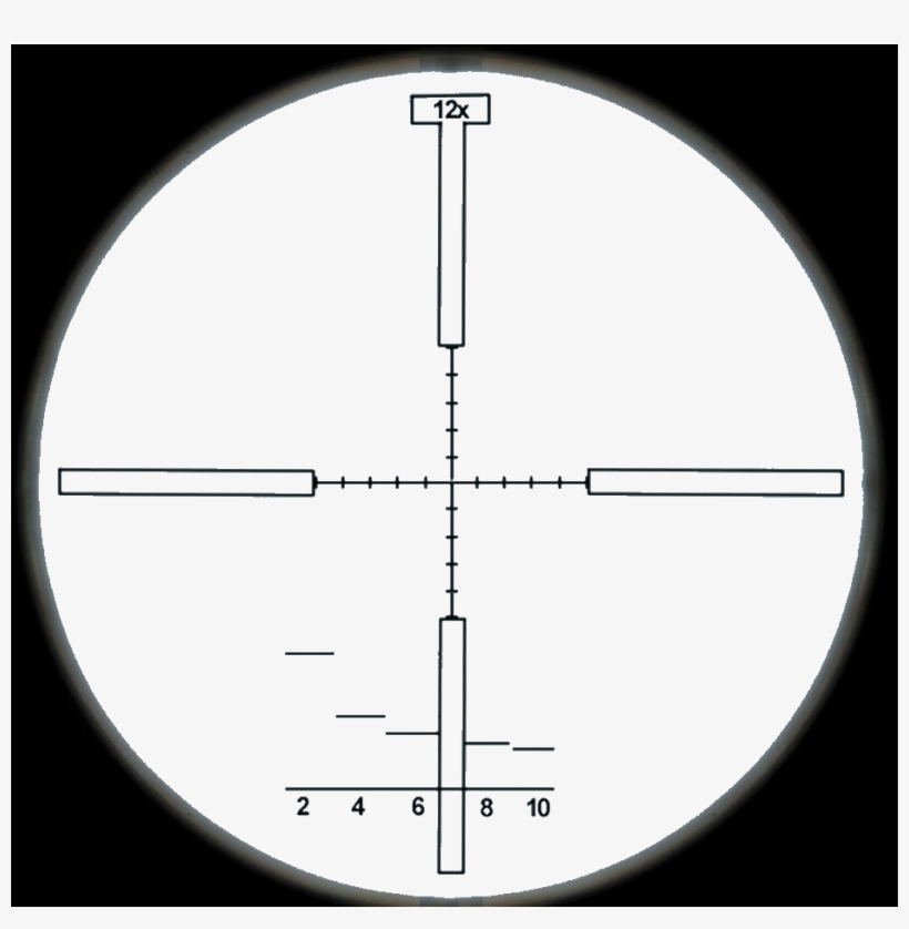 Download Sniper Scope Png - Nightforce 2.5 10x24 Mil Dot - HD ...
