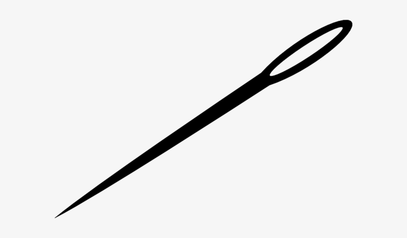 Small - Needle Line Art Transparent PNG - 600x400 - Free Download on ...