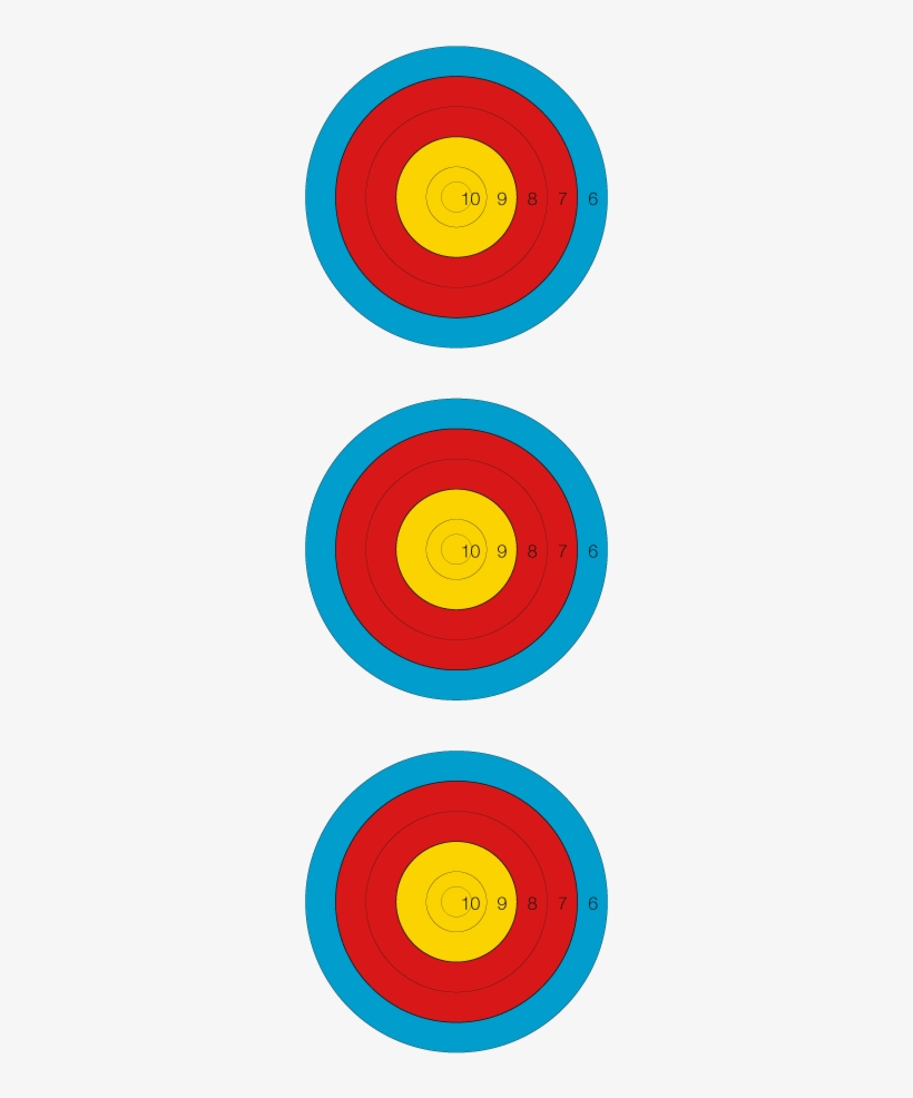 Archery At The Olympic Games - Indoor Archery Target Transparent PNG ...