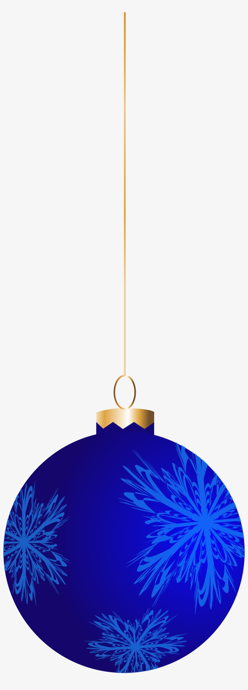 Blue Christmas Ornaments Png