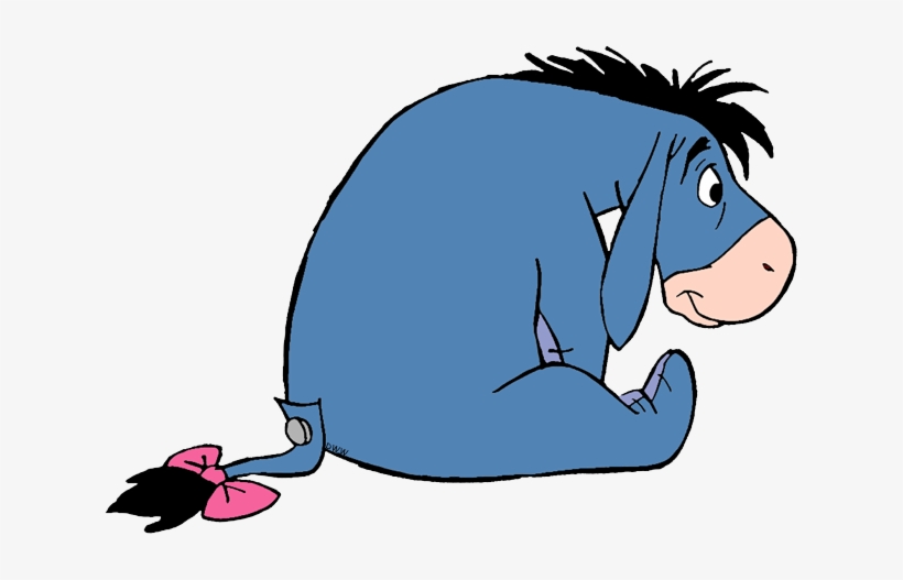 Eeyore Smiling, Side View Transparent PNG - 634x447 - Free Download on ...