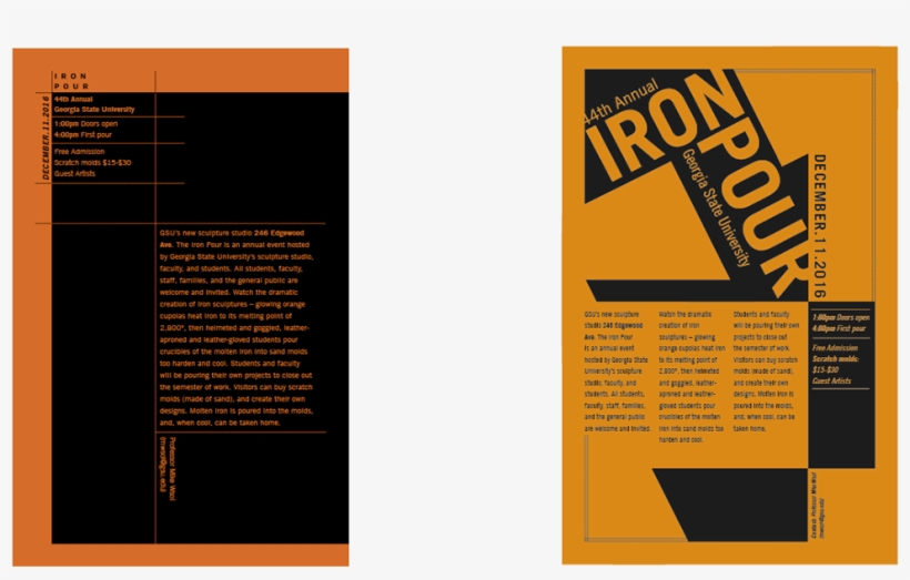 My Approach In Developing Flyers For Georgia State Transparent PNG ...