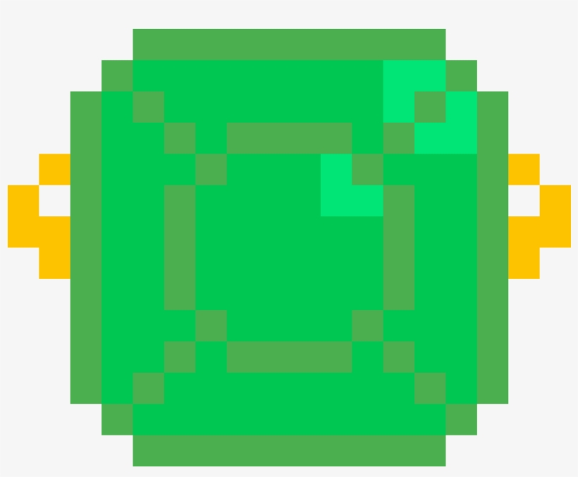 Minecraft Emerald Pixel Art