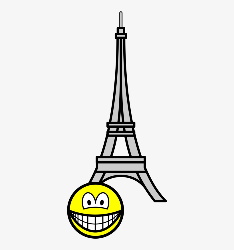 Eiffel Tower Smile - Smiley Transparent PNG - 350x799 - Free Download ...