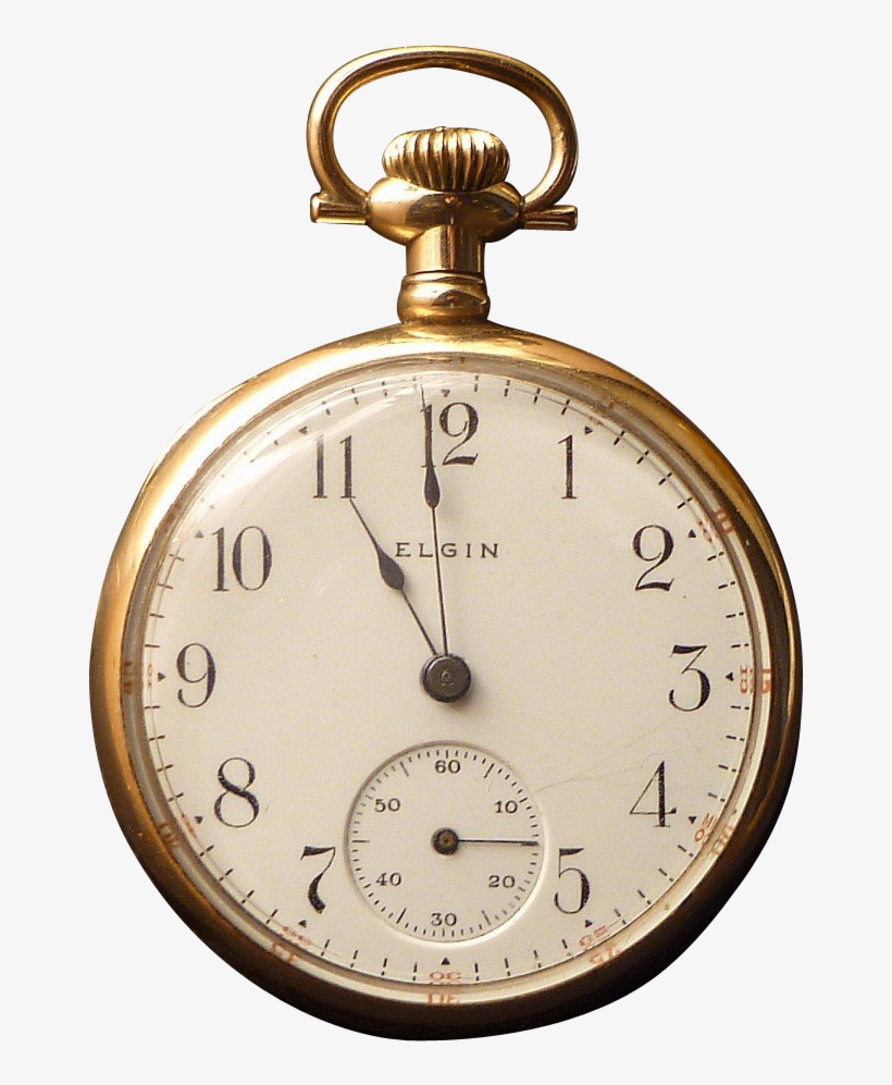 Png Images Pluspng Elgin - Vintage Pocket Clock Png Transparent PNG ...