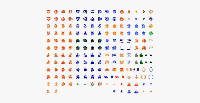 Download Enemies - Zelda Nes Sprite Sheet - HD Transparent PNG ...