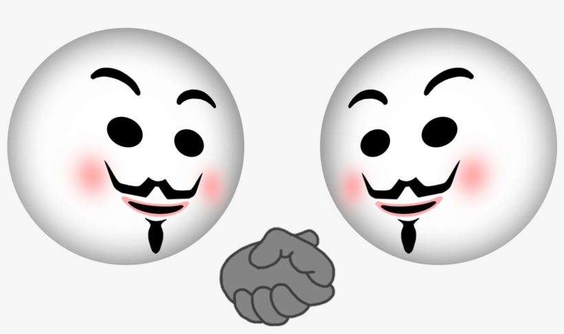 Anonymous Emoji - Emoji Transparent PNG - 1792x1070 - Free Download on ...