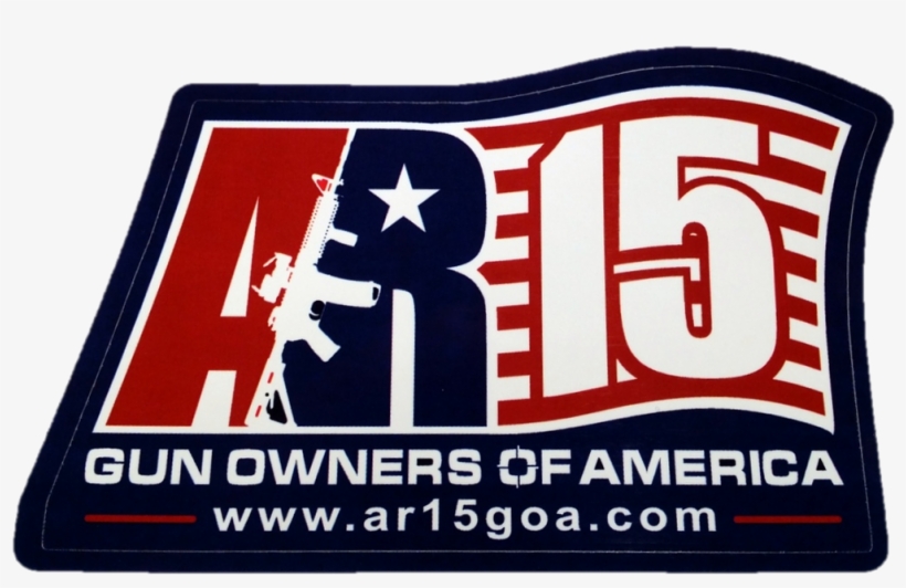 Ar-15 Goa Logo Red, White & Blue Transparent PNG - 1020x613 - Free ...