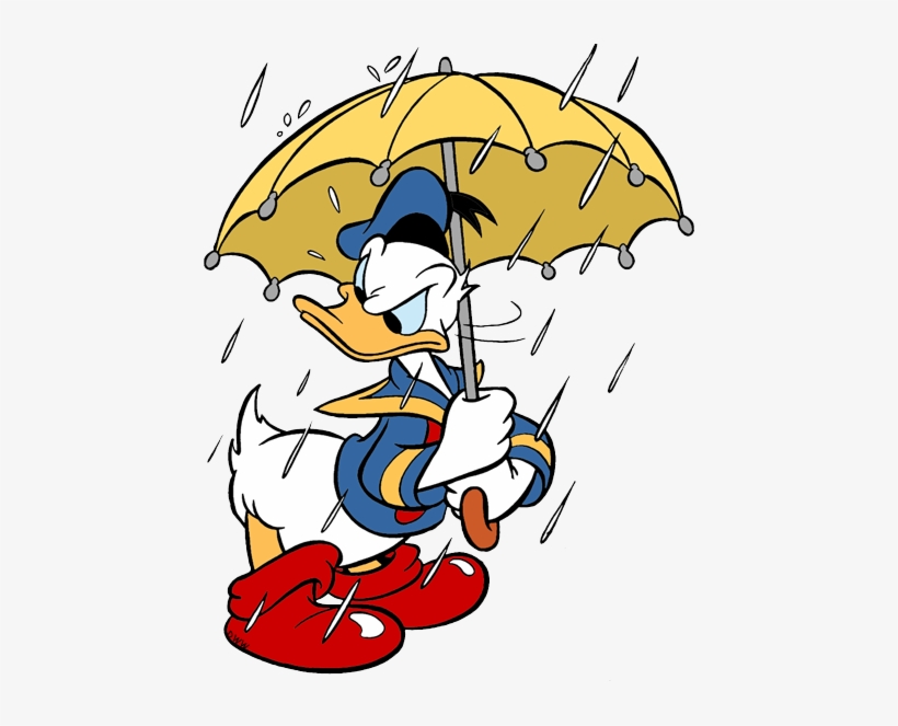 Donald Duck Clip Art 8 Disney Clip Art Galore - Duck With An Umbrella ...