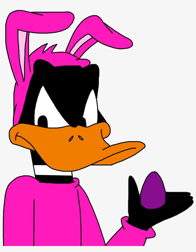 Daffy Duck With Bunny Ears
