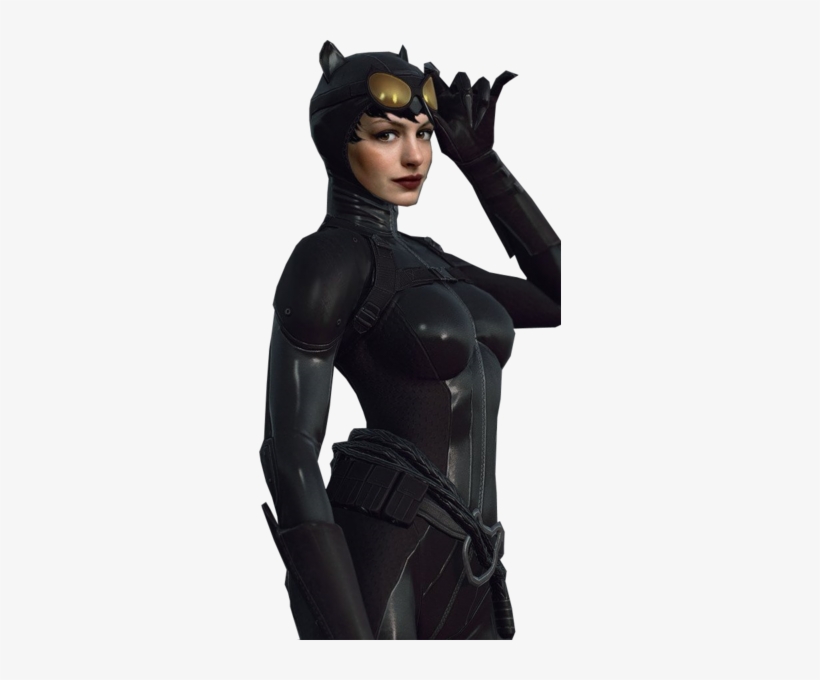 Catwoman Transparent Anne Hathaway Clipart Black And - Catwoman Png ...