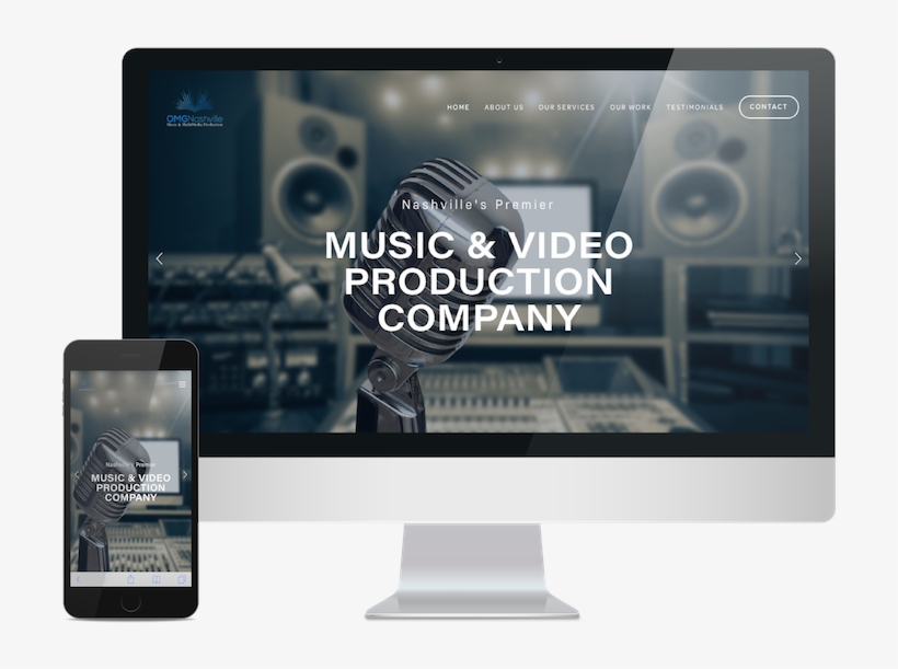 Omg Display Mockup - Recording Studio Transparent PNG - 1000x650 - Free ...