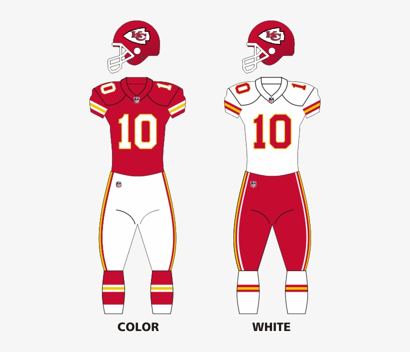 Kc Chiefs Uniforms - Kansas City Chiefs Uniforms 2017 Transparent PNG ...