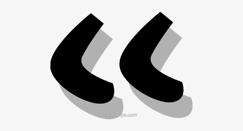 Quotation Marks Royalty Free Vector Clip Art Illustration Transparent ...