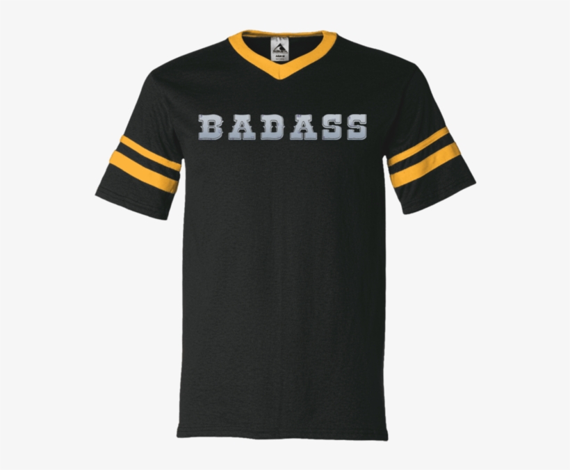 Badass V-neck Sleeve Stripe Jersey Transparent PNG - 600x600 - Free ...