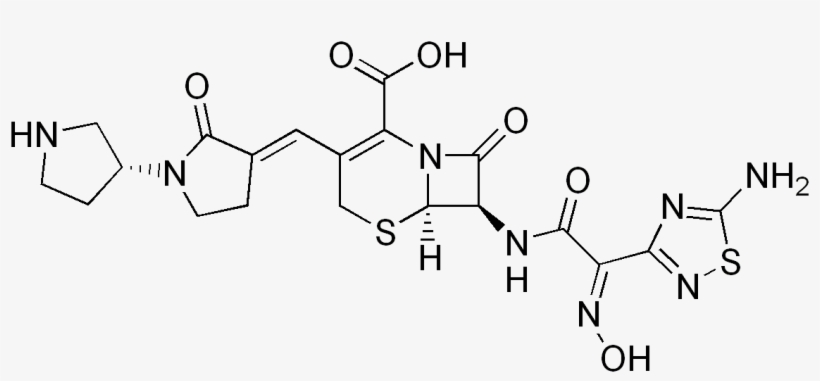 Ceftobiprole Structure Transparent PNG - 1136x473 - Free Download on ...