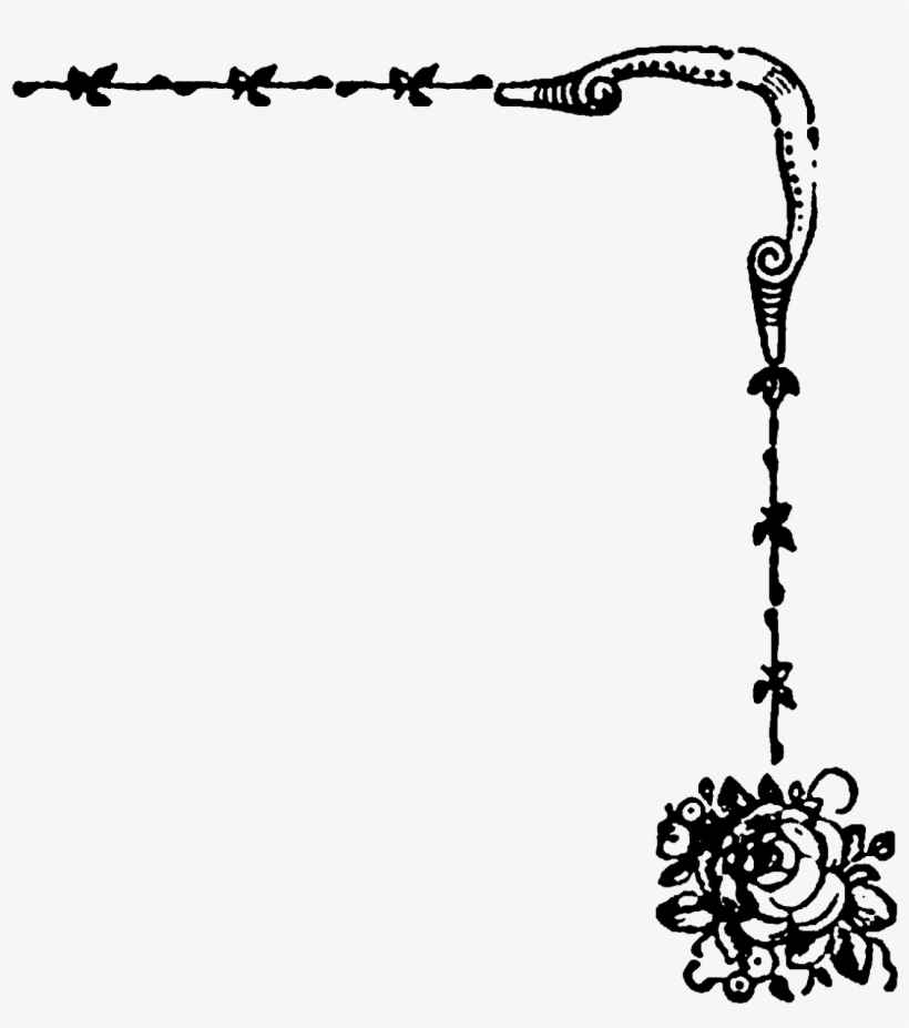 Digital Corner Crafting Downloads - Corner Borders Design Transparent ...