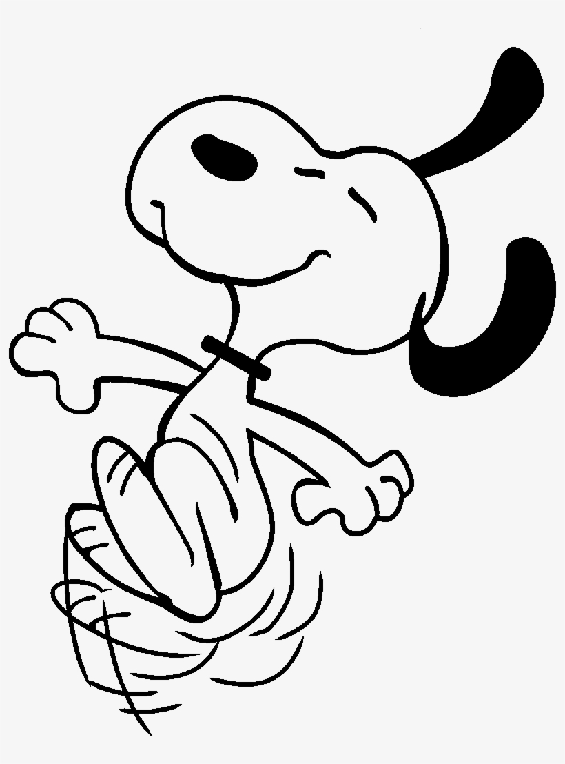 Snoopy Drawing Png - Snoopy Dance Transparent PNG - 874x1049 - Free ...