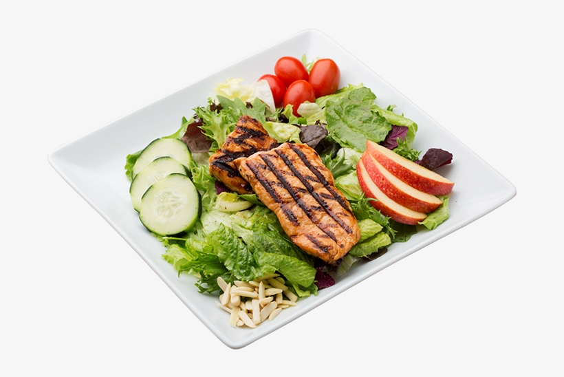 Bbq Food Plates Png - Waba Grill Salmon Salad Transparent PNG - 688x476 ...