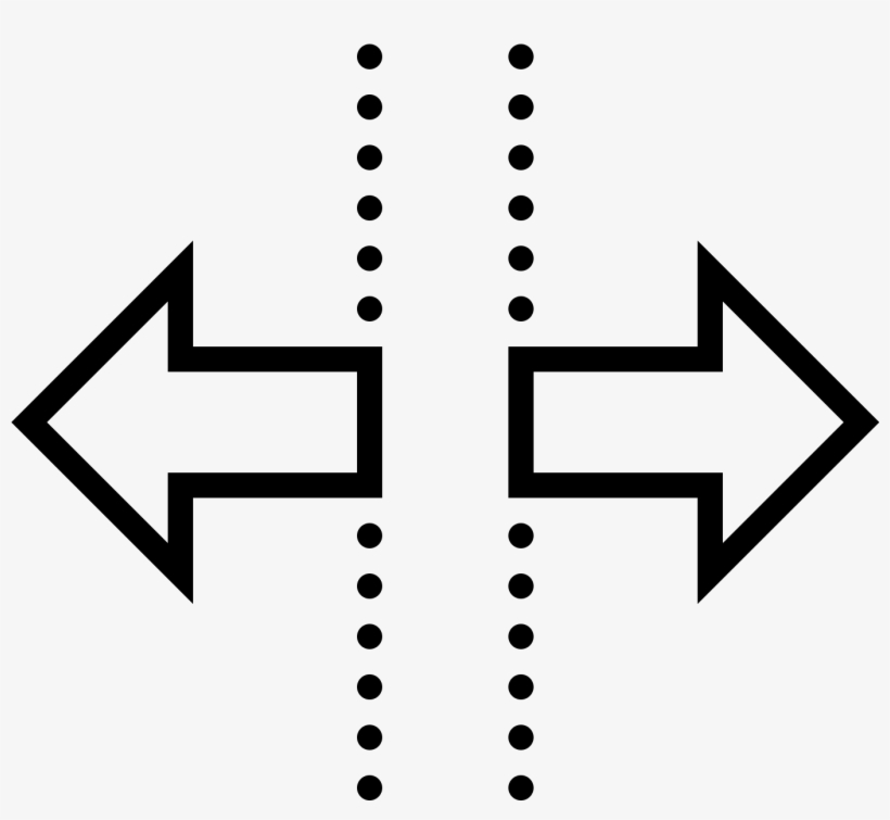 There Is Two Vertical Lines Of Equal Length - Horizontal Expand Icon ...