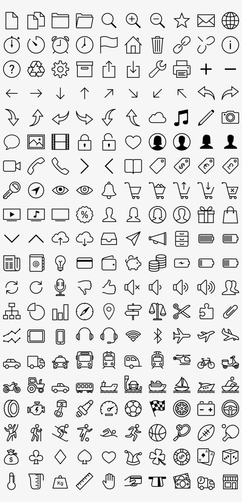 Free Ios 7 Icons In Vector Transparent PNG - 1360x2840 - Free Download ...