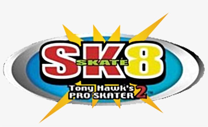 Sk8 Tony Hawk's Pro Skater 2 Logo Transparent PNG - 1024x578 - Free ...