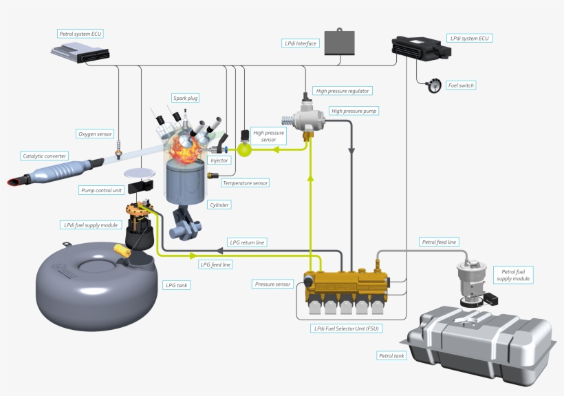 Download Vialle Lpdi Direct Point Lpg Injection System - HD Transparent ...