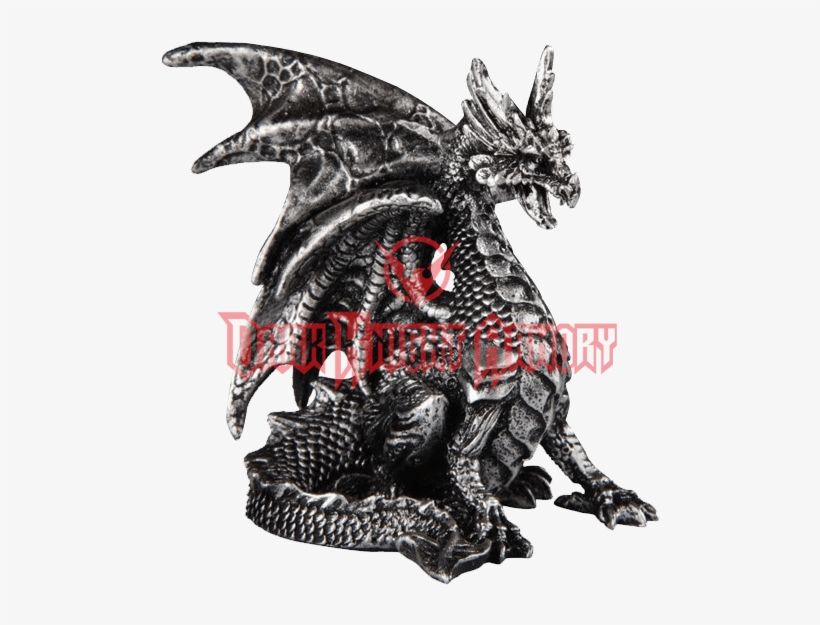 Small Seated Silver Dragon Statue Transparent PNG - 559x559 - Free ...