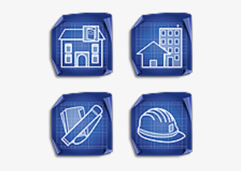 Architecture Blueprint Icons Set Preview Image Transparent PNG ...